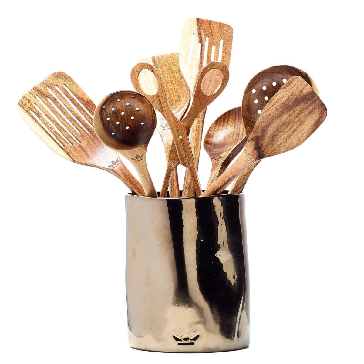 Dutchdeluxes utensil holder - Handmade - Ceramic - Kitchen utensil pot