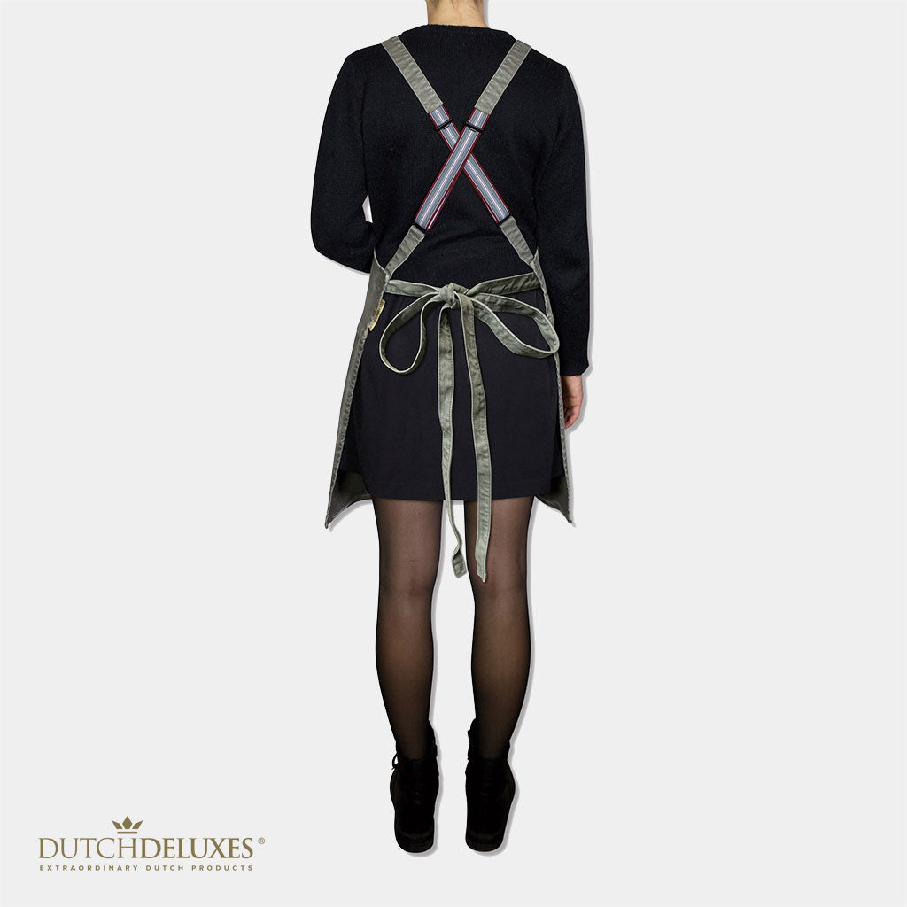 Dutchdeluxes Apron - Handmade - With straps - Unique - Hospitality - G