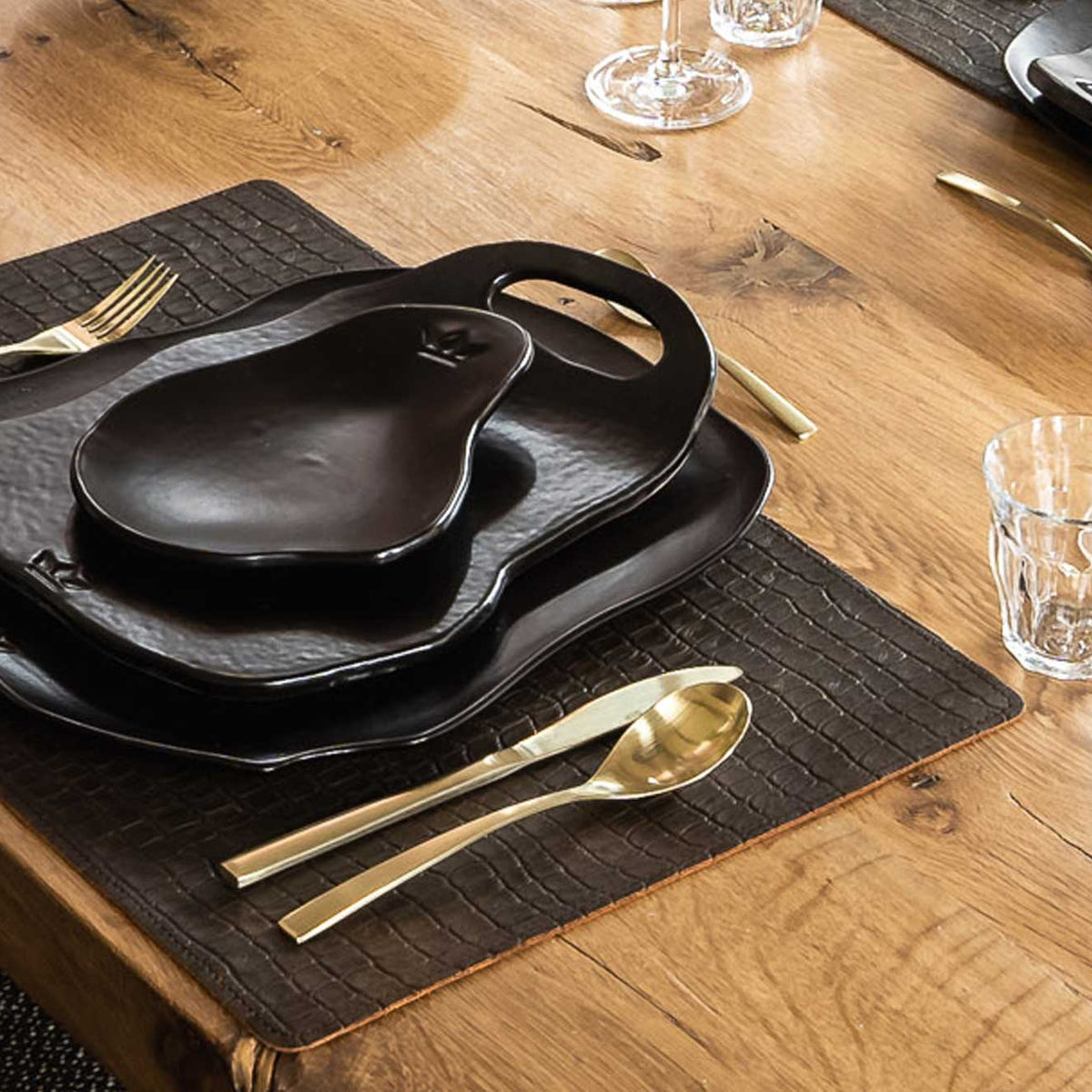 Board Plate XL - 2 pieces - Black Matt – Dutchdeluxes