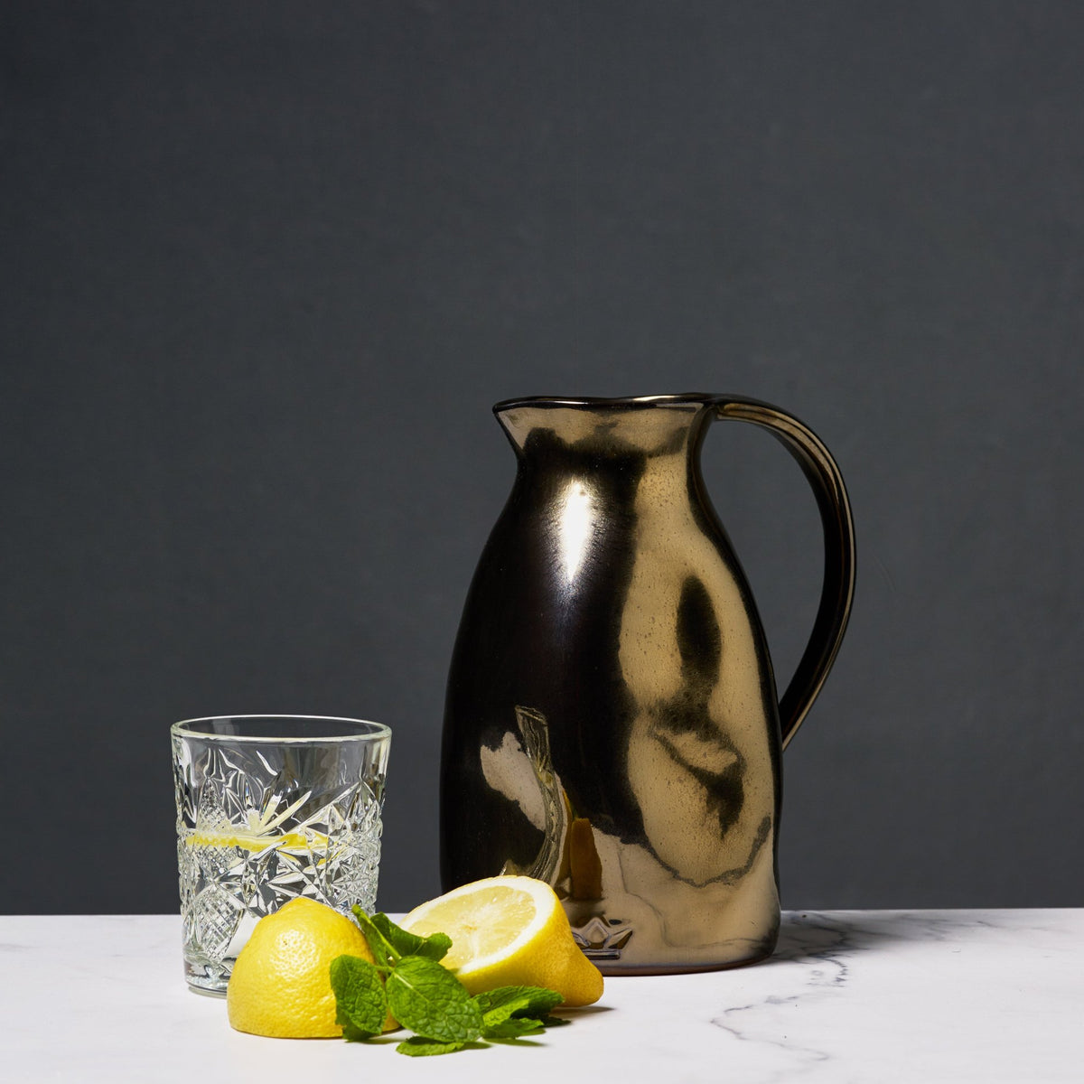 Carafe - Medium - Ceramic - Platinum – Dutchdeluxes