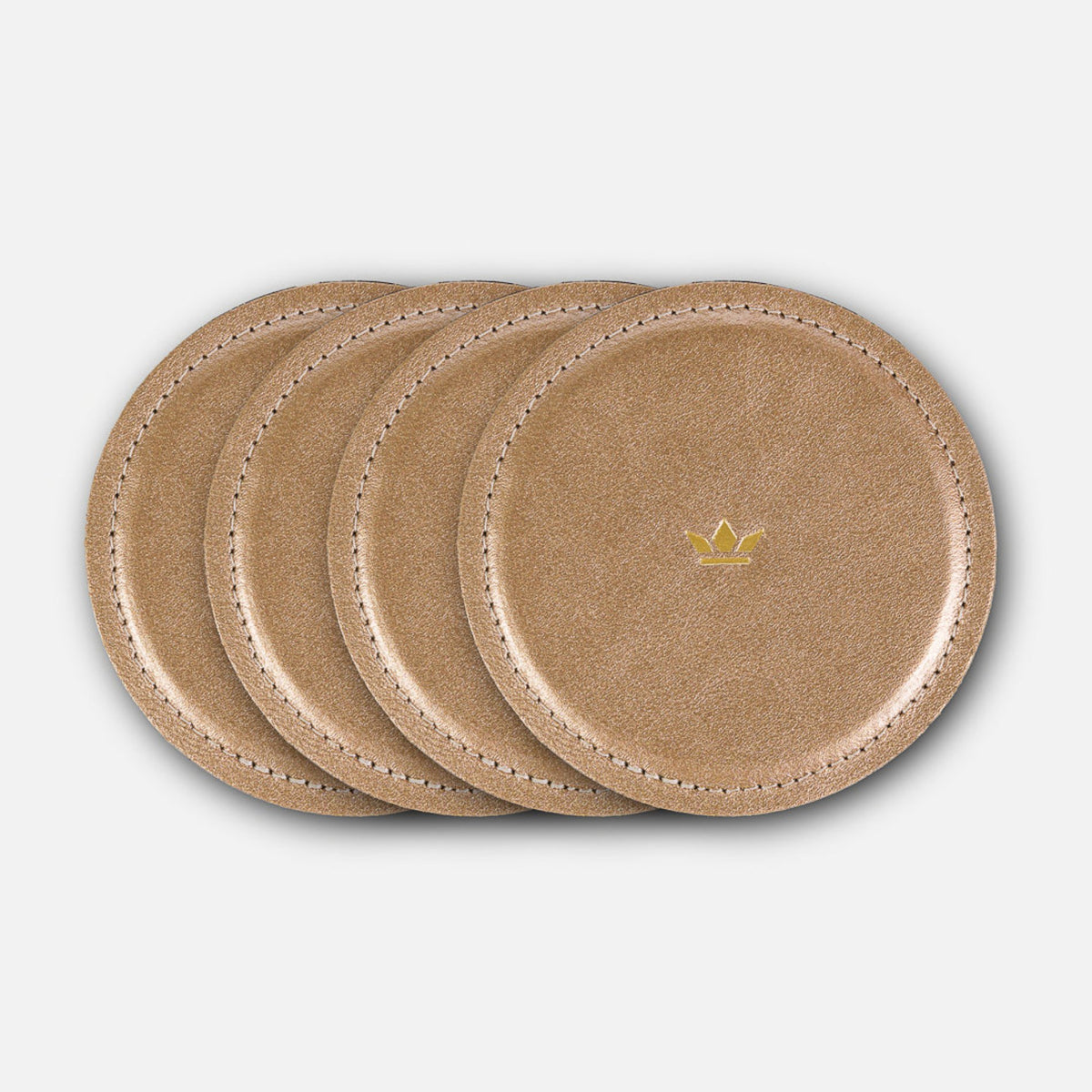 Dutchdeluxes - Luxury - Coasters - Water-resistant - Leather - 4 piece