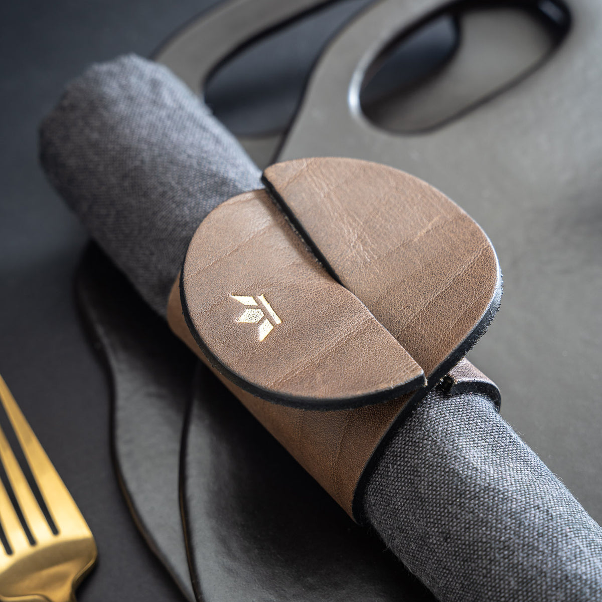 Napking Ring - 4 Pack - Vintage Brown – Dutchdeluxes