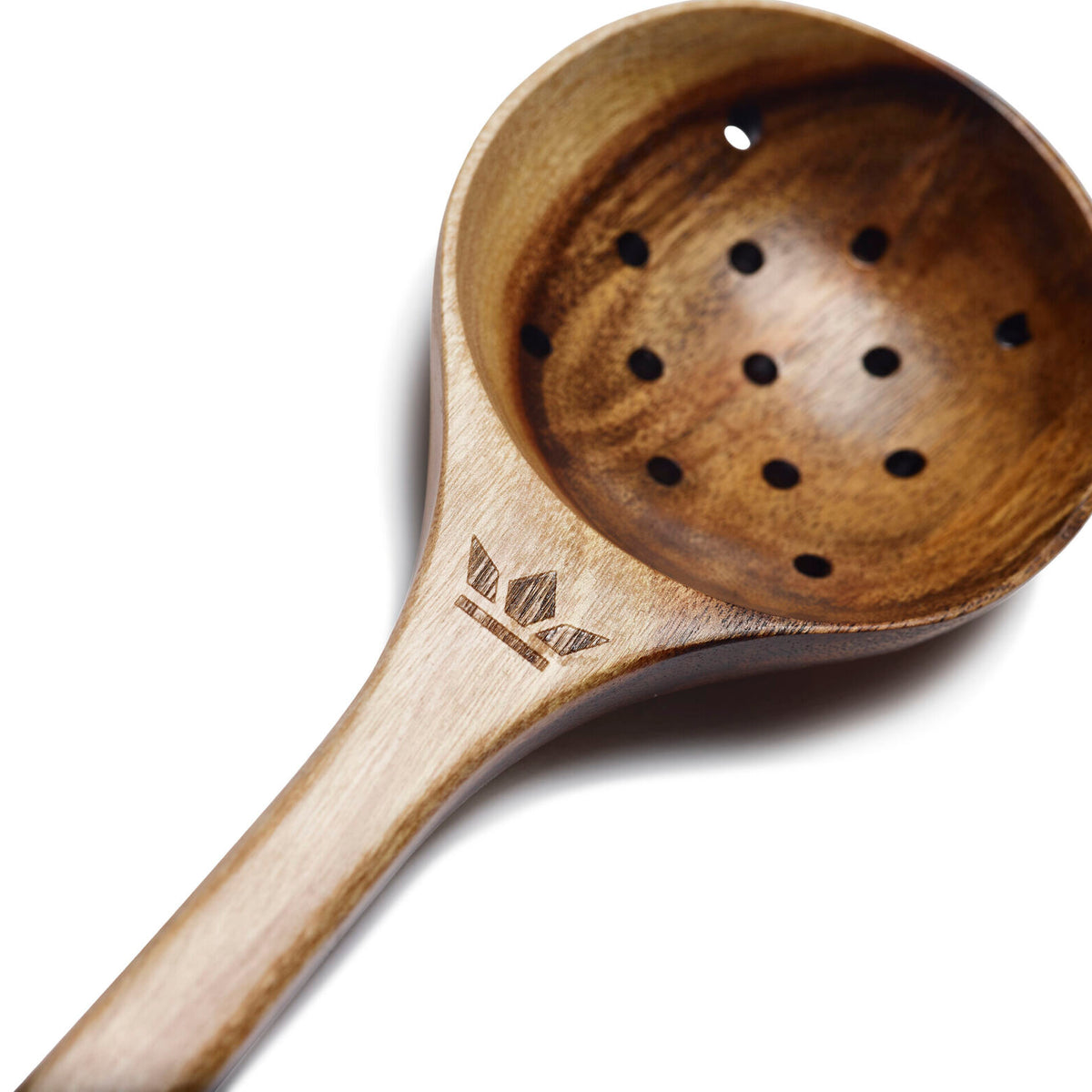 Dutchdeluxes - Luxury acacia - Cooking utensil - Slotted spoon - Mediu